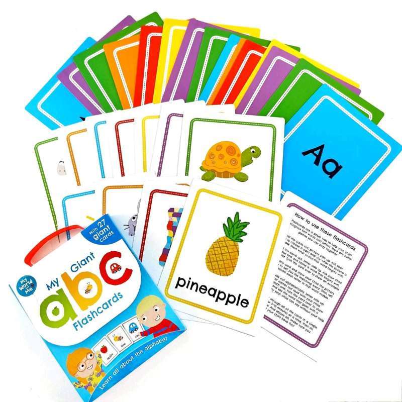 Promo My Giant Abc Flashcards With 27 Giant Cards Diskon 4% Di Seller ...
