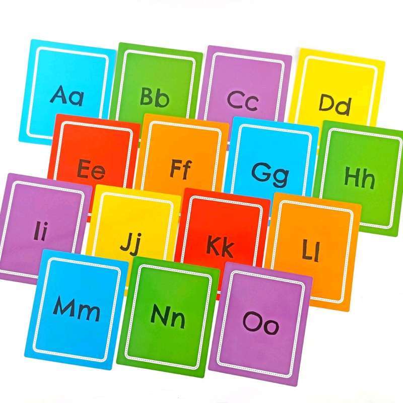 Promo My Giant Abc Flashcards With 27 Giant Cards Diskon 4% Di Seller ...