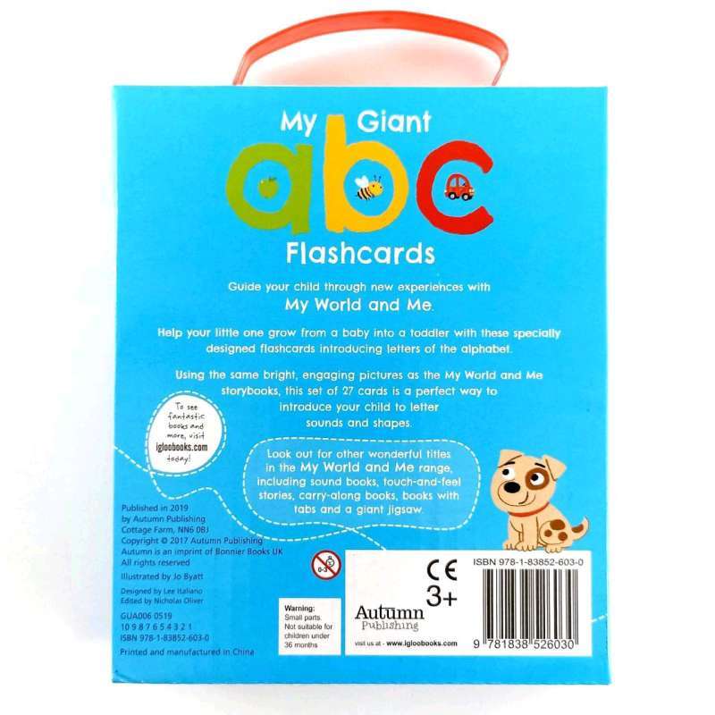 Promo My Giant Abc Flashcards With 27 Giant Cards Diskon 4% Di Seller ...