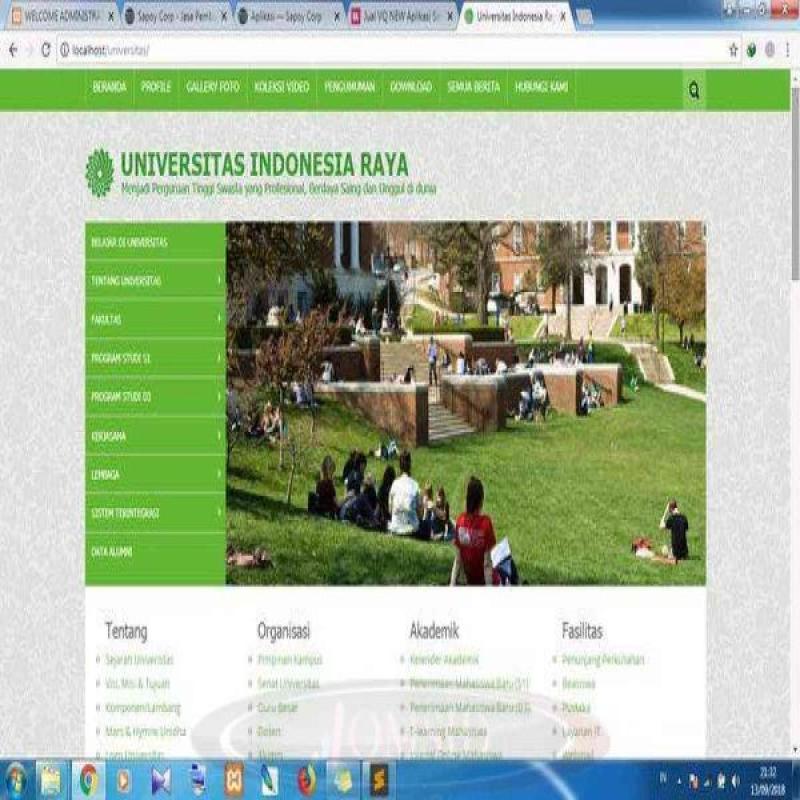 Jual Website Perguruan Tinggi atau Universitas Responsive dengan ...