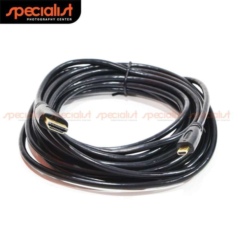 Jual Kabel Micro HDMI to HDMI 5 Meter di Seller Specialist Photography ...