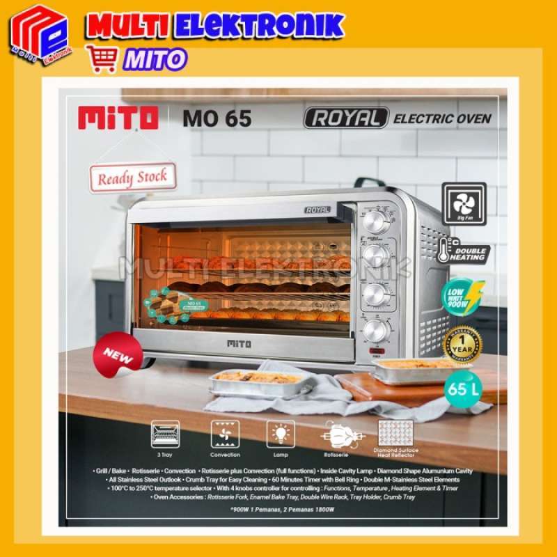 Promo Oven Listrik MITO MO65 / MO 65 Royal Electric Oven Diskon 33% di ...