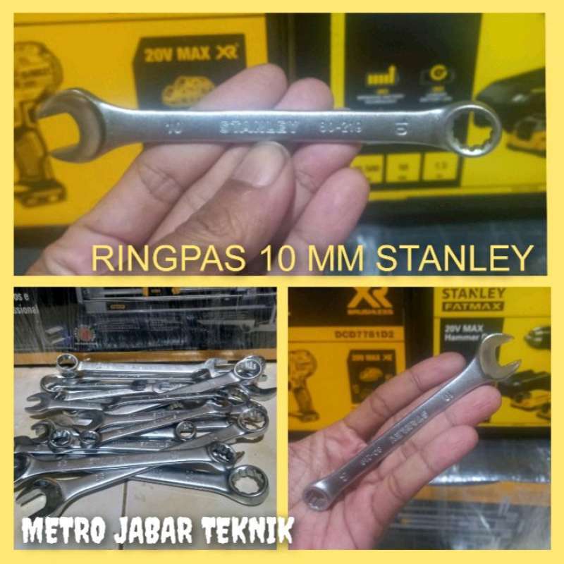 Jual Ringpas 10mm Stanley STMT80219 Combination Ring pas 10 mm 80-219 ORIGINAL di Seller METRO ...
