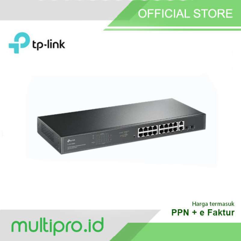 Jual TP-LINK TL-SG1218MP 18-Port Gigabit Rackmount PoE Switch with 16 ...