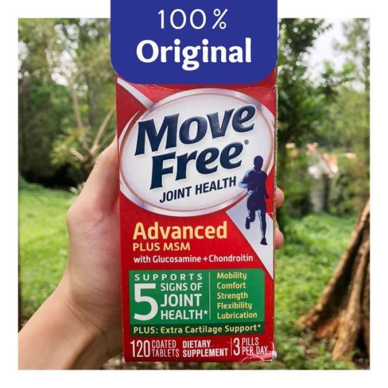 Promo Move Free Advanced 120 Tablet - Sciff - Glucosamine, Chondroitin ...