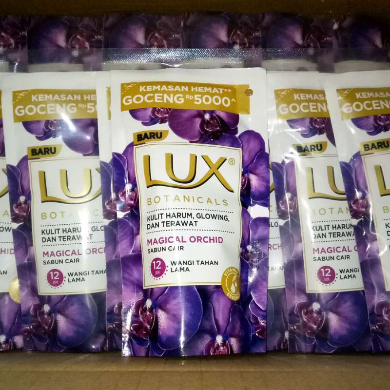 Promo Lux Sabun Mandi Cair 85 ml x 6 Pouch / Kemasan 5000 Diskon 17% di ...