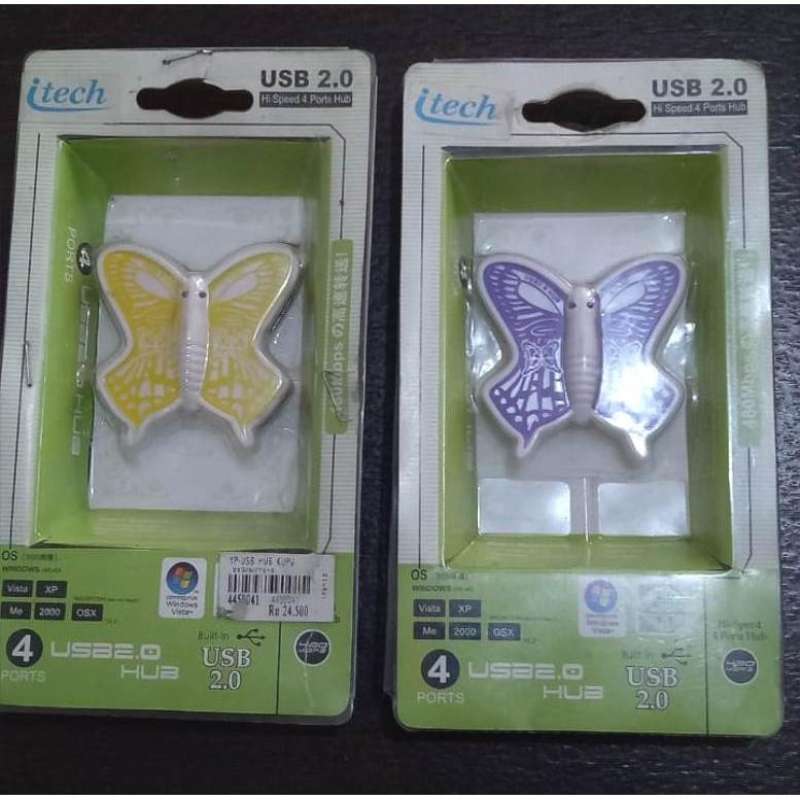 Jual Usb 2.0 Hub Itech Kupu-kupu Di Seller Yella Perdana - Merdeka ...