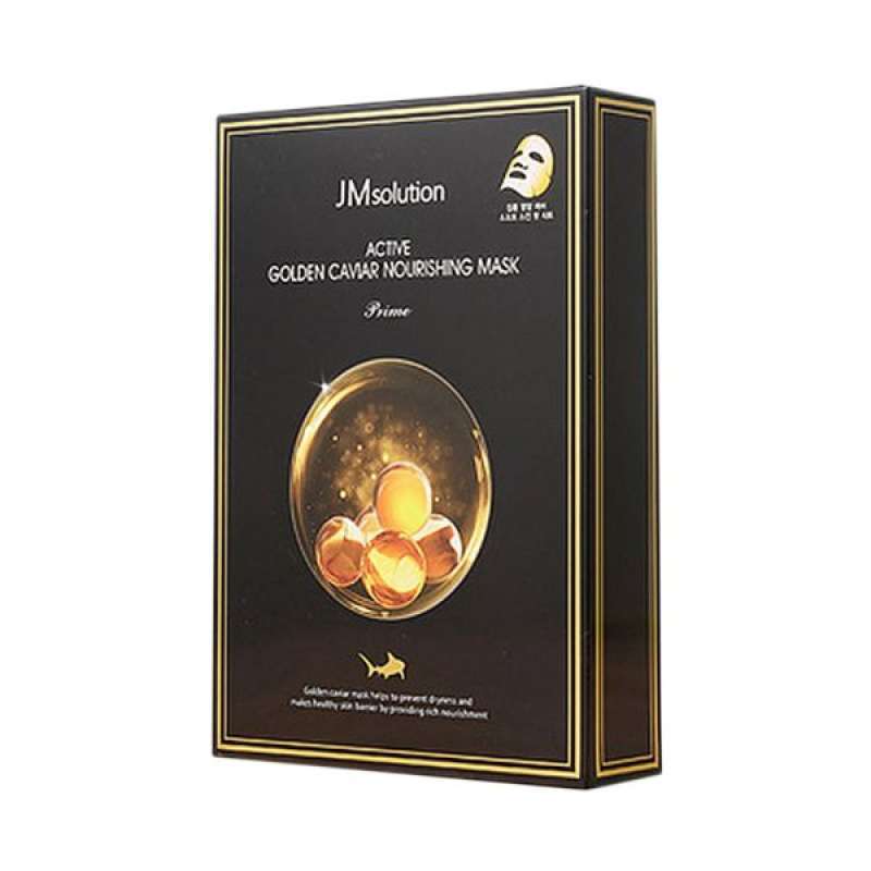 Jual JMsolution Active Golden Caviar Nourishing Mask [10 Sheets/ Box ...