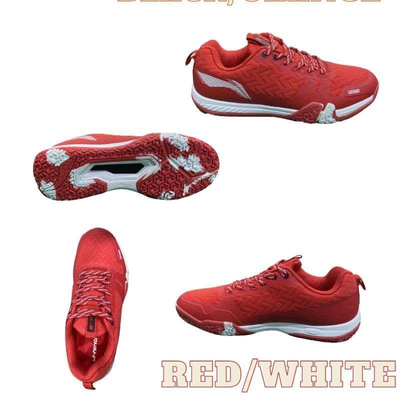 Jual SEPATU BADMINTON BULTANGKIS LINING SAGA LITE 6 ORIGINAL - 41 Red ...