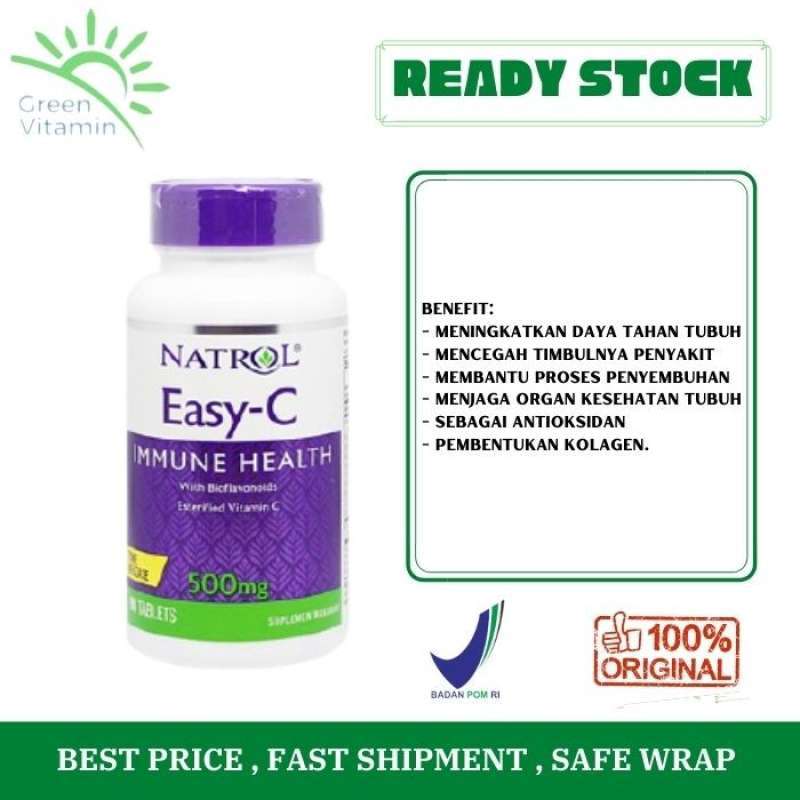 Promo NATROL Easy-C Time Release 500mg 90 Tab 500 mg EasyC ...