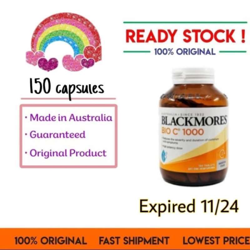 Jual Blackmores Bio C 1000 C1000mg 150 Tablet Di Seller Anes Medika ...