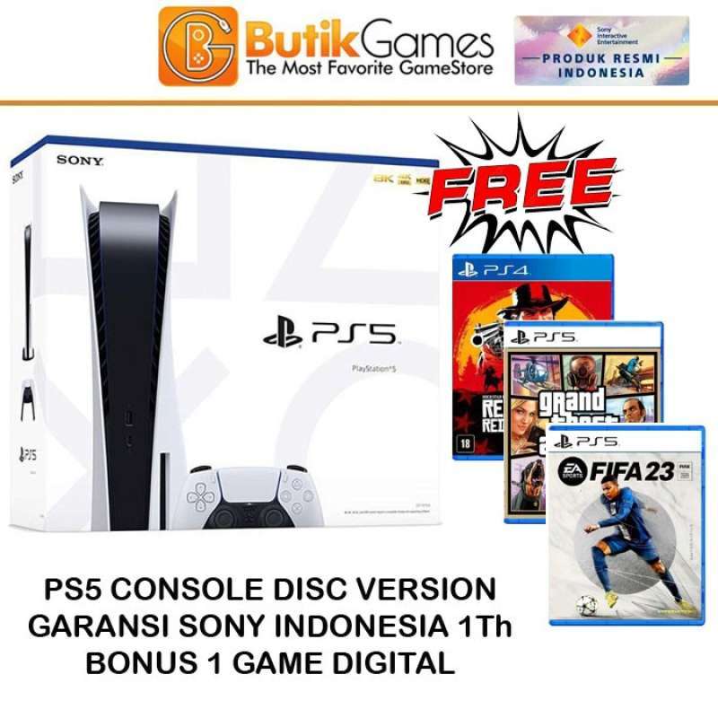 Promo PS5 PlayStation 5 Console Disc Version Garansi Resmi Diskon 23% di Seller Silvanna - Kapuk ...