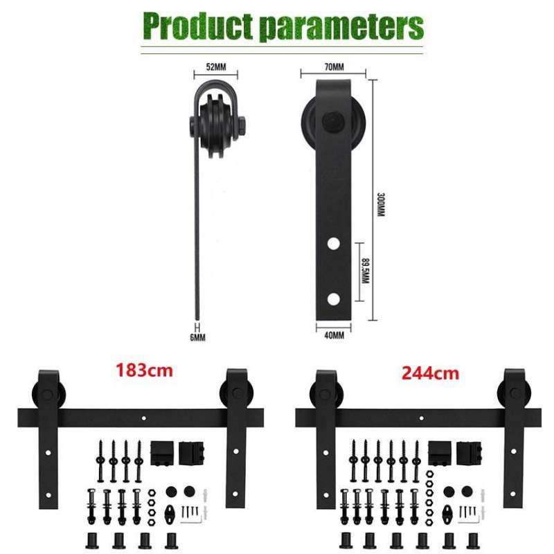 Jual Pintu Geser Barn Door Pintu Sliding Besi Rel Pintu Geser Door ...