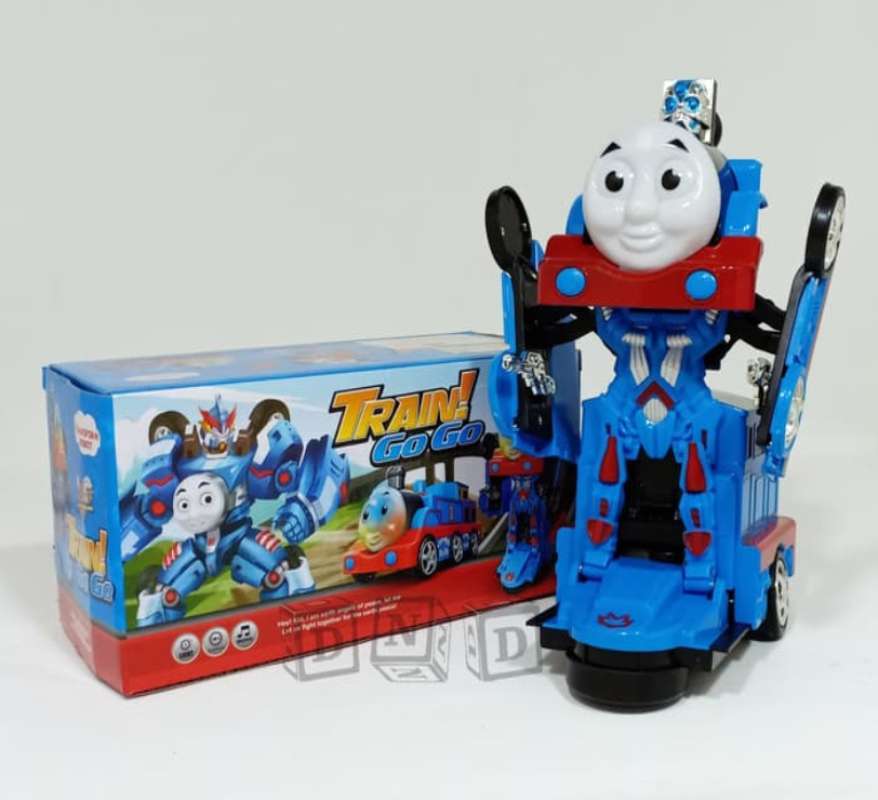 Jual Mainan Anak - Train Go Go Transform Robot Kereta Thomas Deform ...