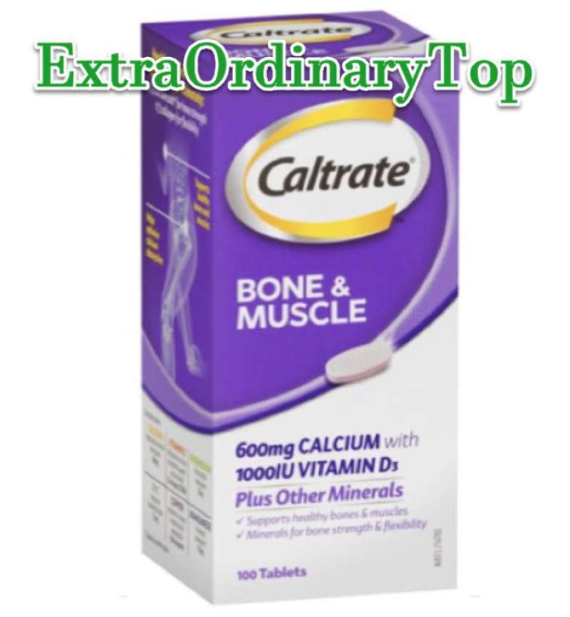 Promo Caltrate Bone & Muscle Health Plus Once A Day 1000IU 100 Tablet ...