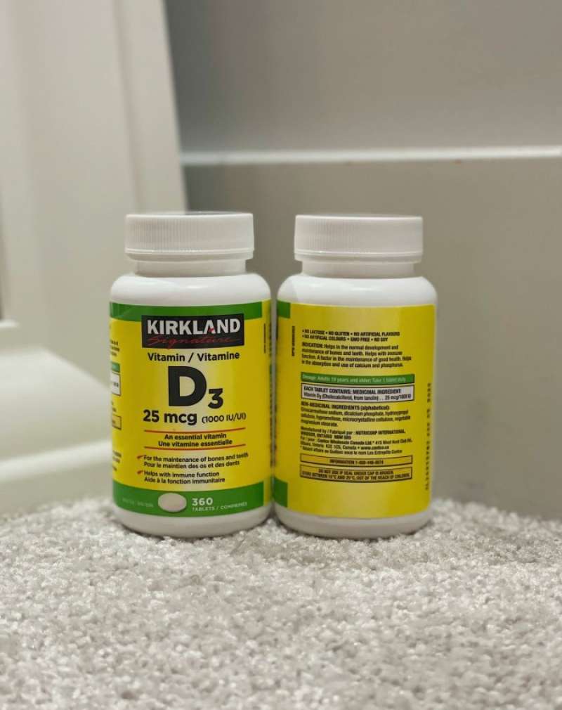 Jual Vitamin D3 Kirkland 1000iu 25mcg Original Di Seller Anes Medika ...