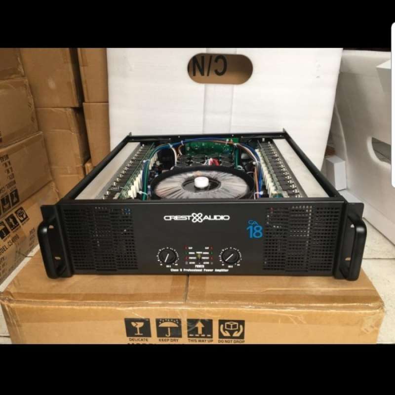 Promo POWER AMPLIFIER CREST AUDIO CA18/CA 18 BODY PANJANG 16 Elco ...