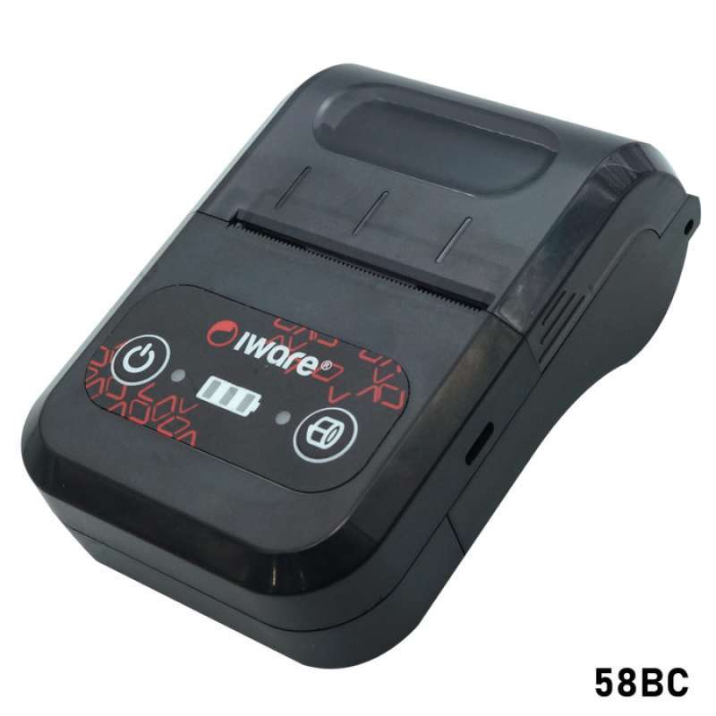 Jual Mobile Printer Bluetooth Thermal Struk Kasir/ppob 58mm Iware 58bc ...