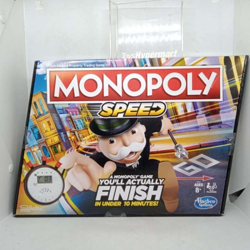 Promo Original Monopoly Speed Board Game Hasbro Gaming Diskon 23% di ...