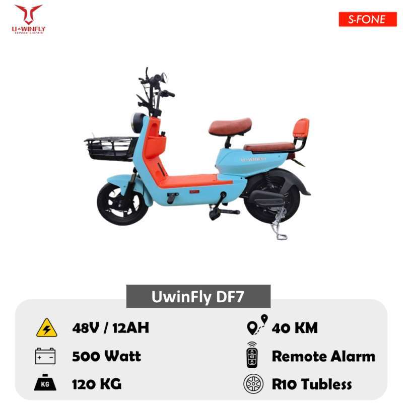 Jual Sepeda Listrik Uwinfly Dragon Fly 7 - Df7 - Abu-abu Di Seller Cv ...