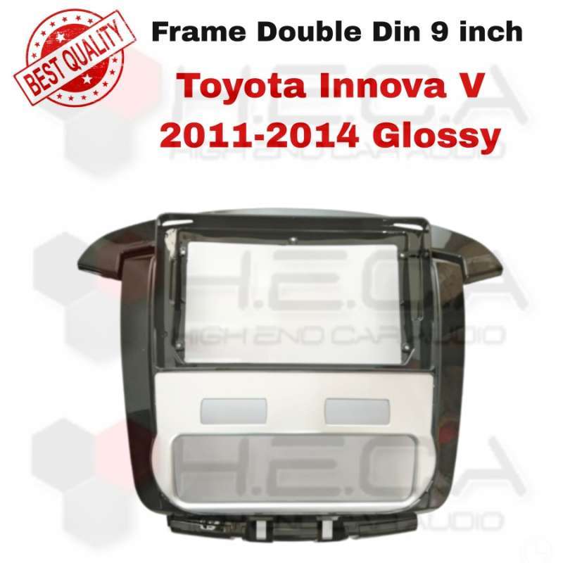 Jual Frame 9 Toyota Innova V 2011-2014 Glossy Head Unit Android 9 Inch ...