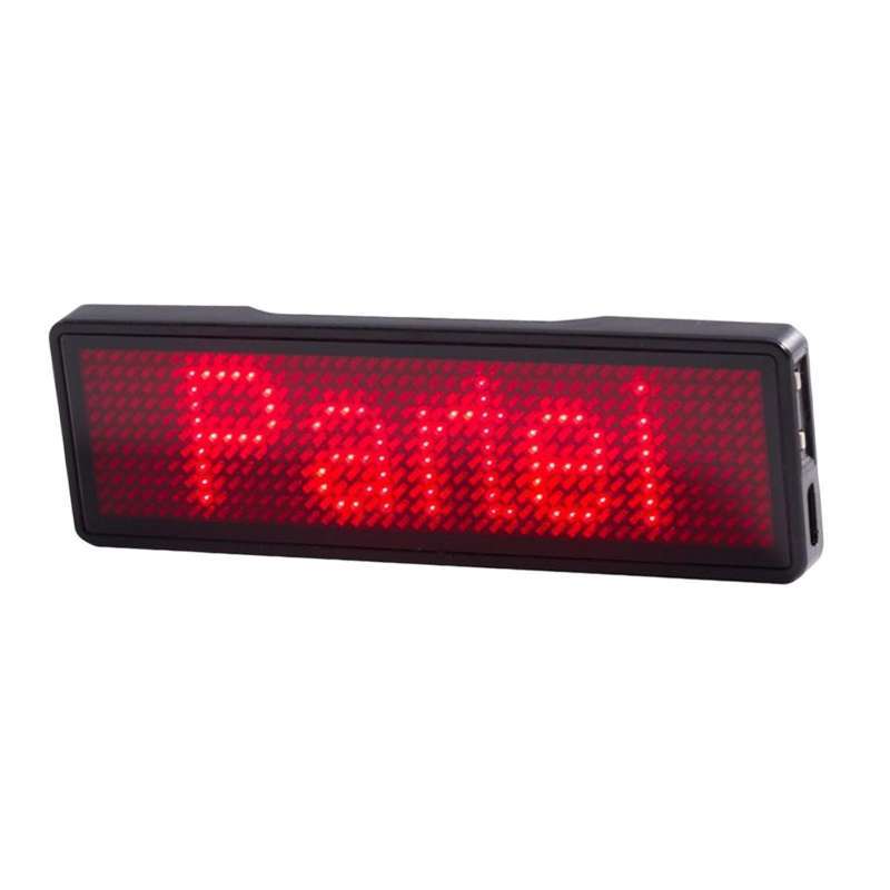 Promo LED sign Signage LED Name Message Tag Matrix Display for Store ...