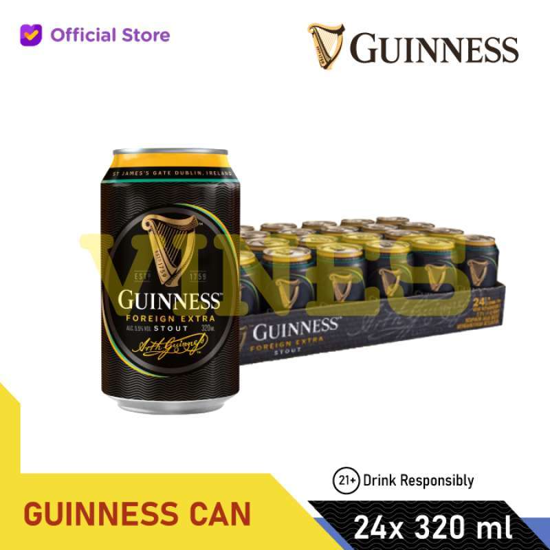 Jual Guinness Case - 24 Cans 320ml di Seller VINES - Grogol Utara, Kota ...