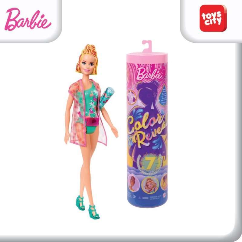 Jual Barbie Color Reveal Doll with 7 Surprises 4 Mystery Sand & Sun ...