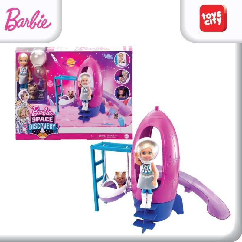 Jual Barbie Space Discovery Chelsea Doll & Rocket Ship-themed Playset ...