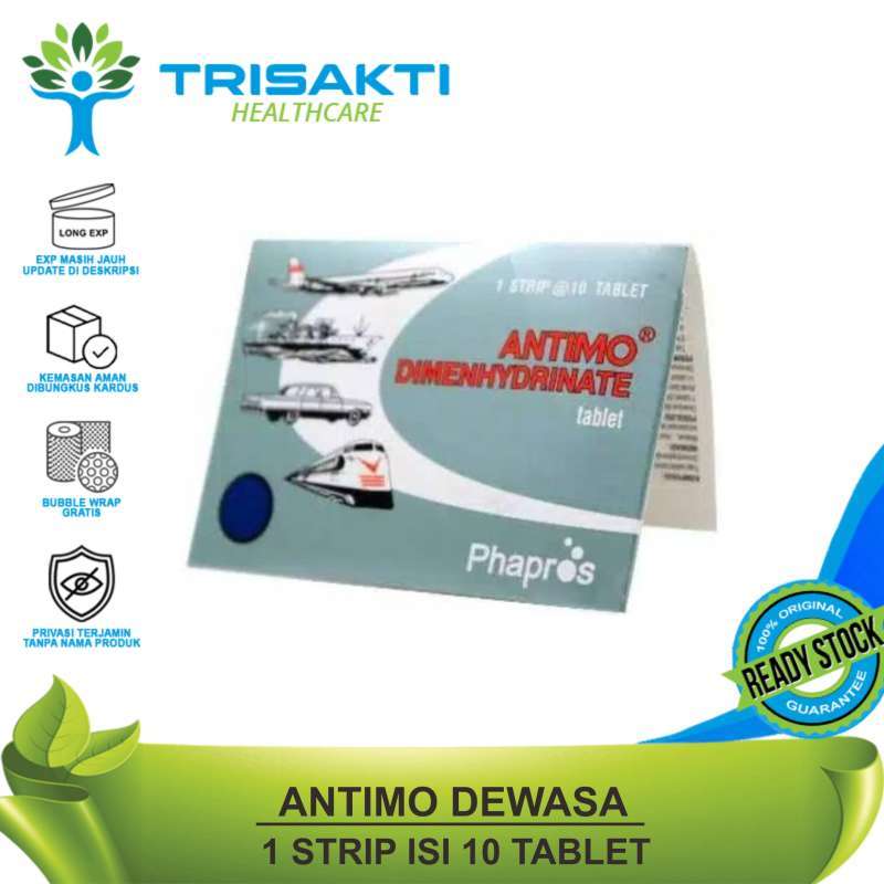Jual Antimo Dewasa 1strip 10tablet di Seller Trisakti Healthcare ...