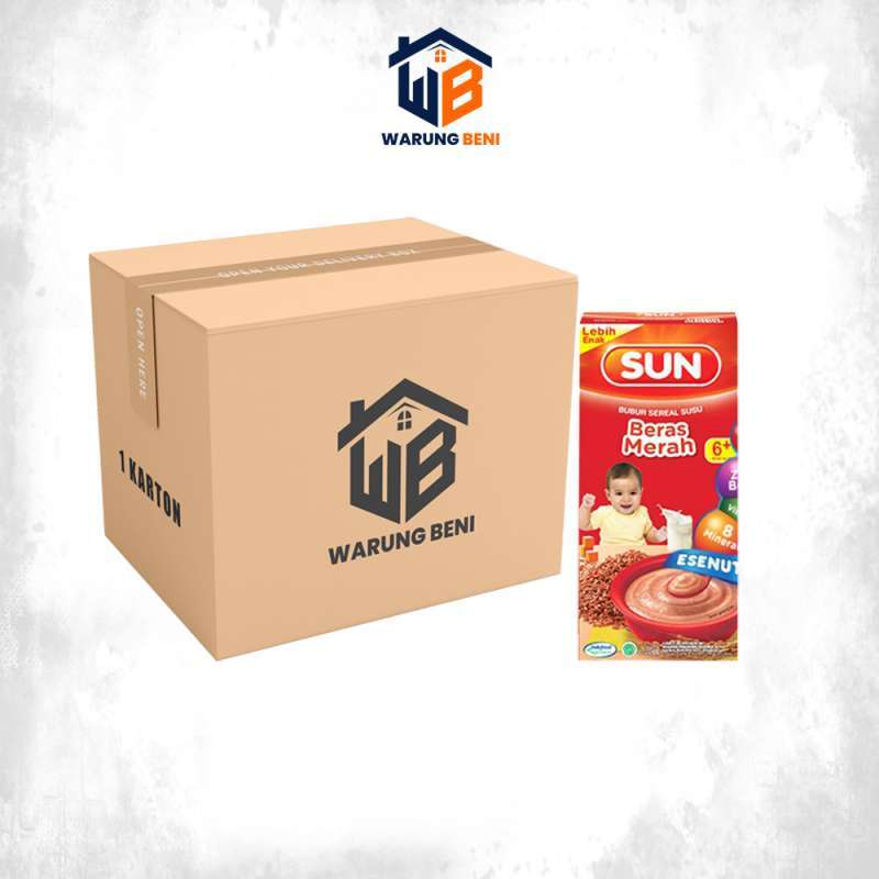 Jual Sun Bubur Sereal Susu Beras Merah 120 Gr Box (1 Karton) Di Seller ...