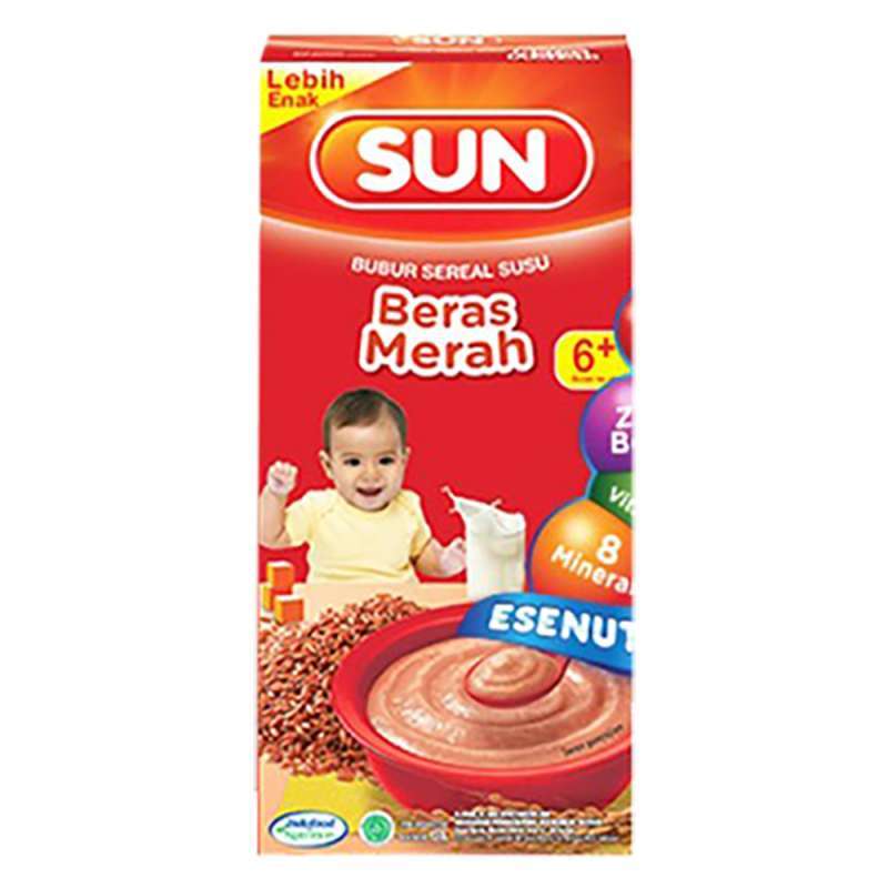 Jual Sun Bubur Sereal Susu Beras Merah 120 Gr Box (1 Karton) Di Seller ...