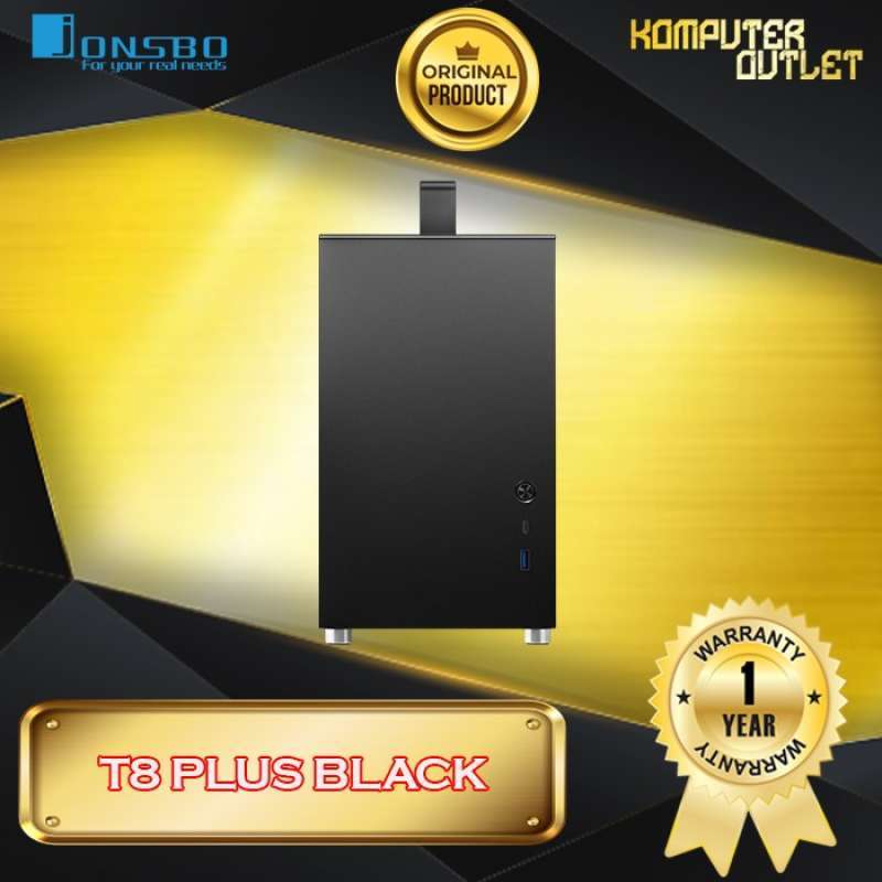 Jual Jonsbo T8 Plus Black Casing Pc Mini Itx Side Tempered Glass - Pc ...