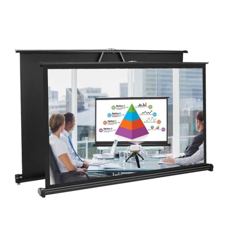 Jual Aera Layar Screen Proyektor 50 Inch Ratio 4:3 Dan 16:9 Di Seller ...
