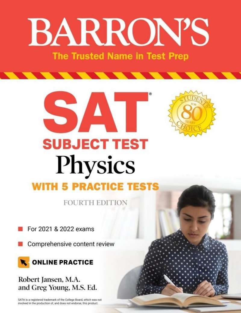 Jual Barrons Sat Subject Test Physics 4th Ed 2021 2022 Barron's Buku ...