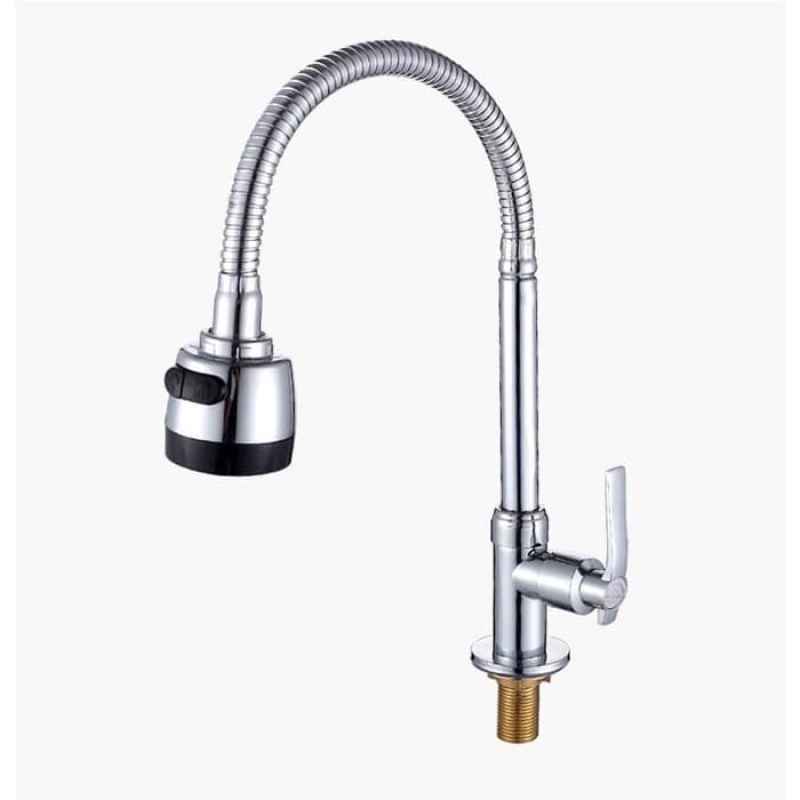 Promo 1 SET Kran Sink Meja Keran Angsa Cuci Piring Kran Sink Flexible 2 ...