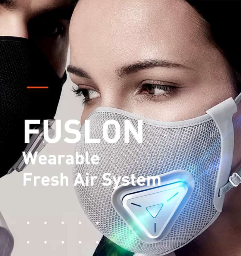 Promo Fresh Air Purifier Mask Electric Tubine Fan KN95 PM2.5 Anti ...