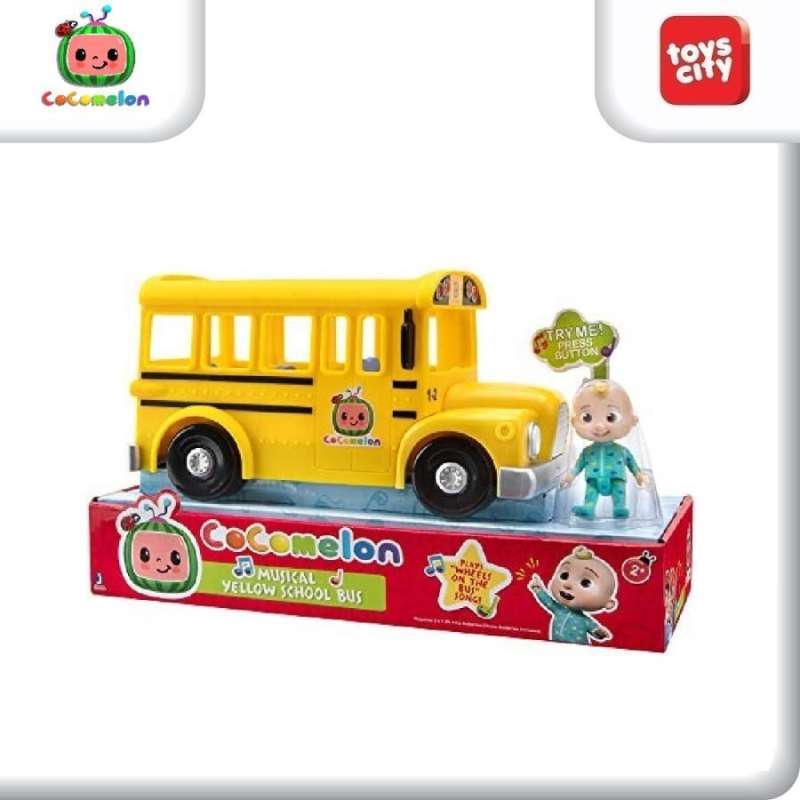 Jual Cocomelon Musical Jj Figure School Bus - Yellow Di Seller Toys ...