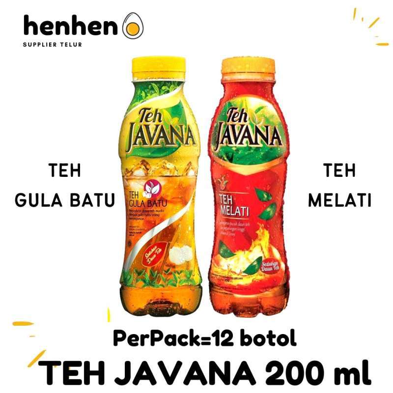 Jual JAVANA MINUMAN TEH 350 ML PER BOTOL di Seller HEN MART - Cempaka ...