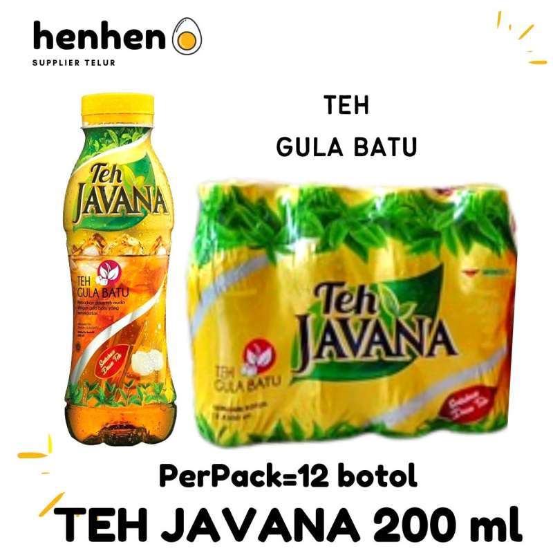Jual JAVANA MINUMAN TEH 350 ML PER BOTOL di Seller HEN MART - Cempaka ...