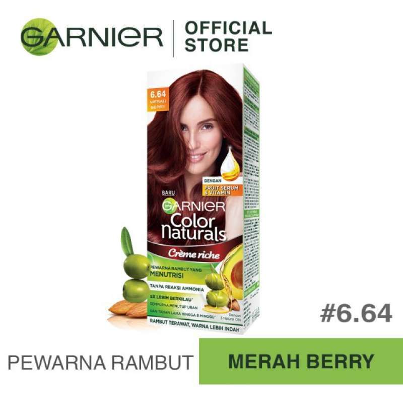 Promo Garnier Color Naturals 60ml - Pewarna Rambut - Merah Berry Diskon ...