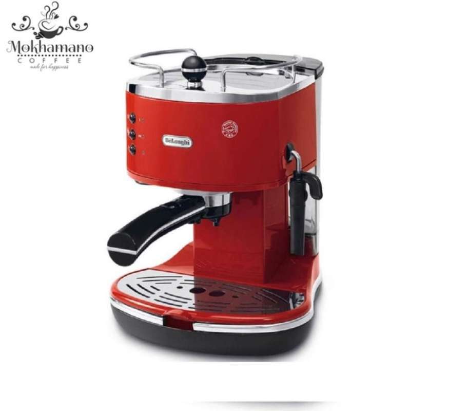 Delonghi Semi-Automatic Espresso Maker, Red, 15 Bar Pump, , 53% OFF