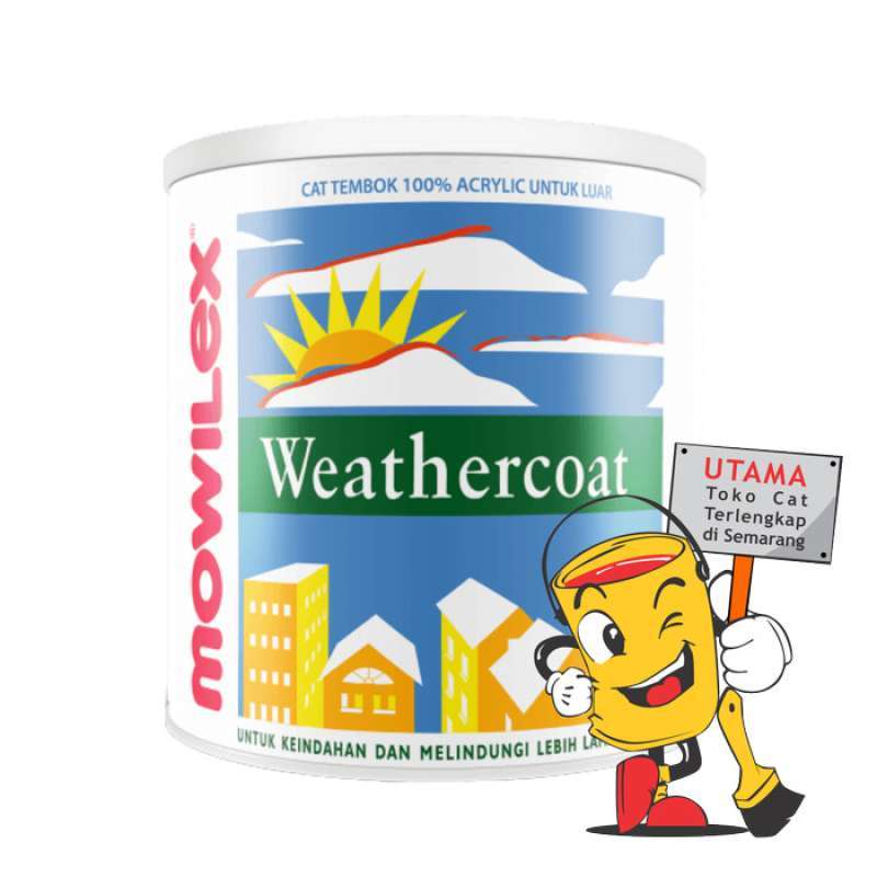 Jual Cat Tembok Exterior Mowilex Weathercoat Tinting 2 5 Lt Healing