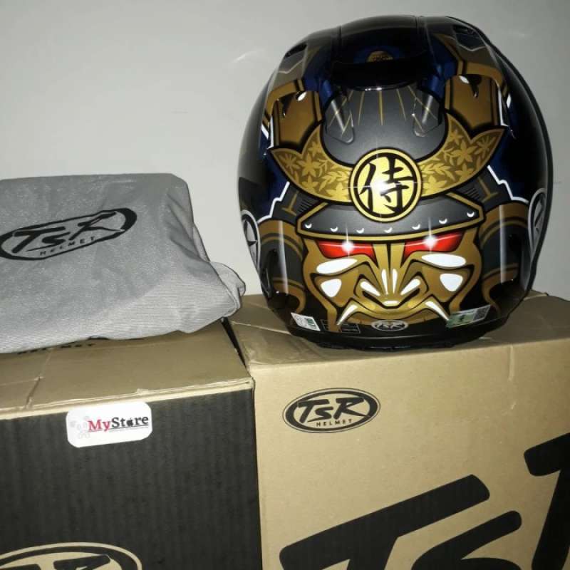 Promo Helm Tsr Ram 4 Helm Copy Arai Motif Black Samurai Diskon 23% Di ...
