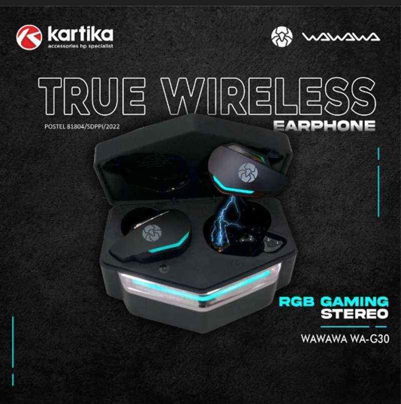 Promo Tws Bluetooth Earphone Wawawa Wa-g30 - Black Diskon 20% Di Seller ...