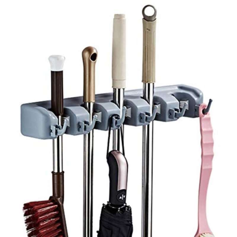 Promo Broom Holder and Wall Mounted Organizer,Garage Storage Rack and ...