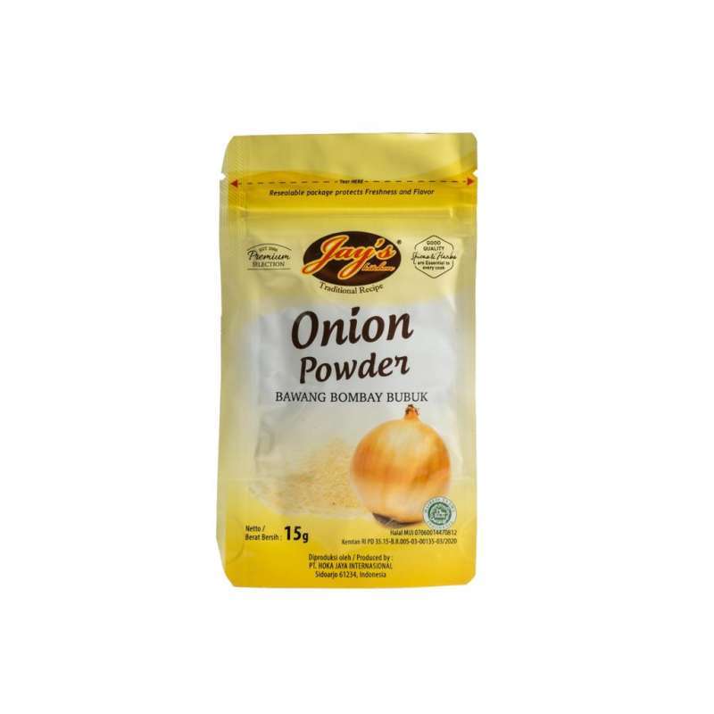Promo Jay's Kitchen Onion Powder [15 G] Diskon 25% di Seller Jay's ...