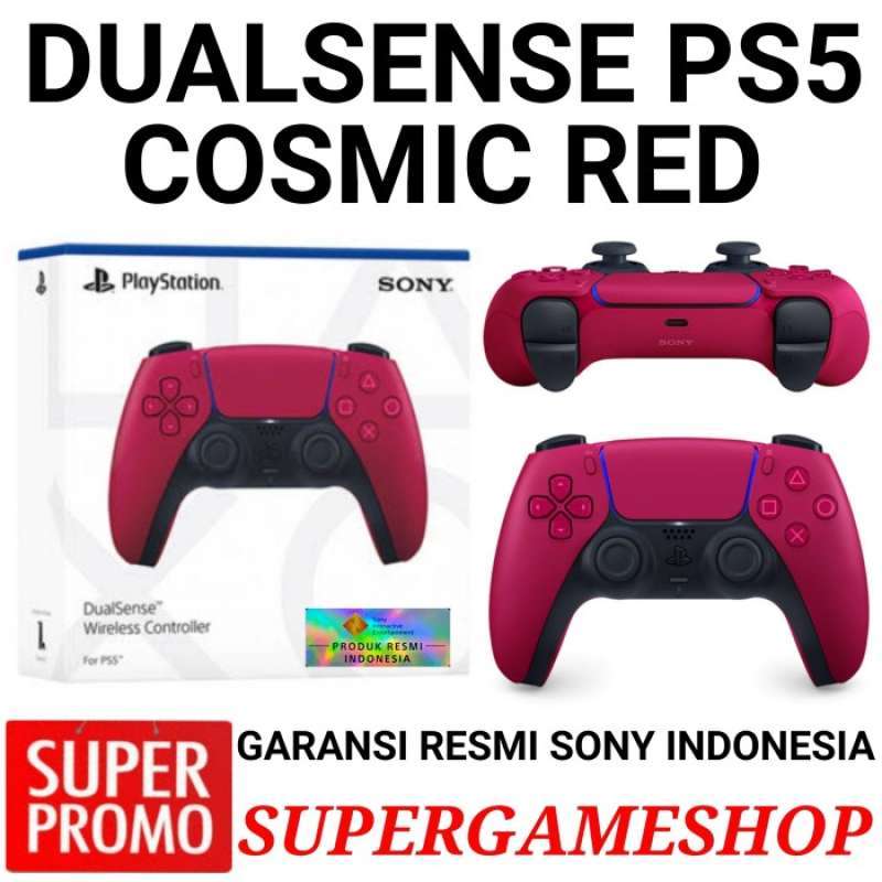 Promo Stik Ps5 Dualsense Cosmic Red Ps5 Wireless Controller Original ...