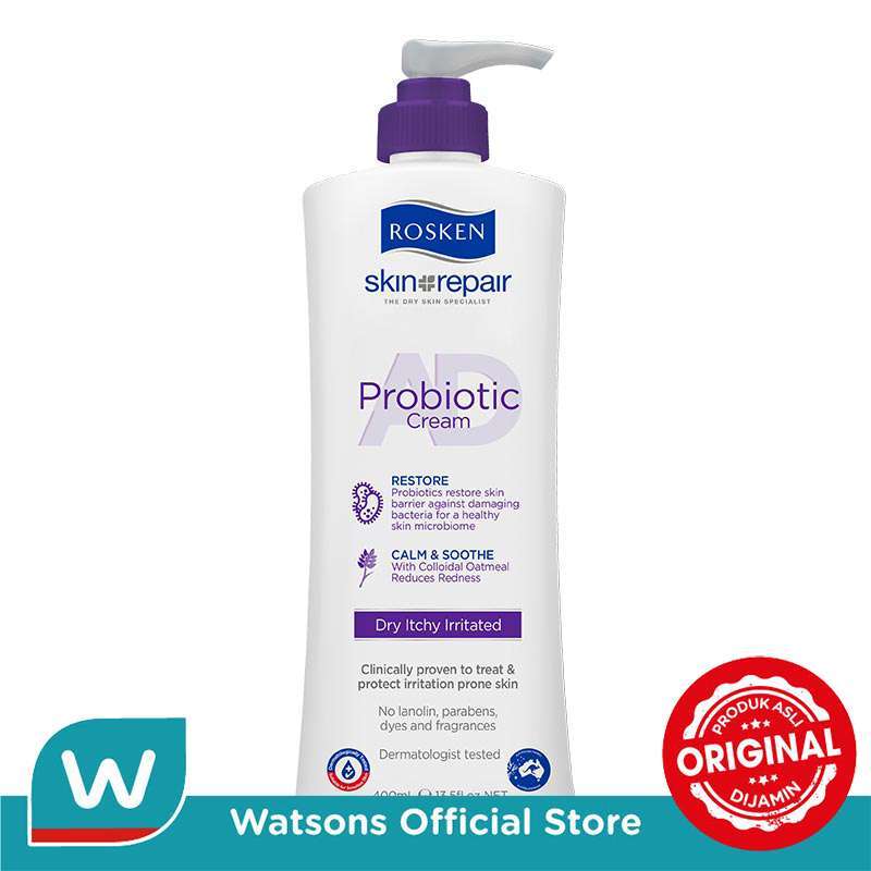 Jual ROSKEN AD Probiotic Cream 400 ml di Seller WATSONS Official Store ...