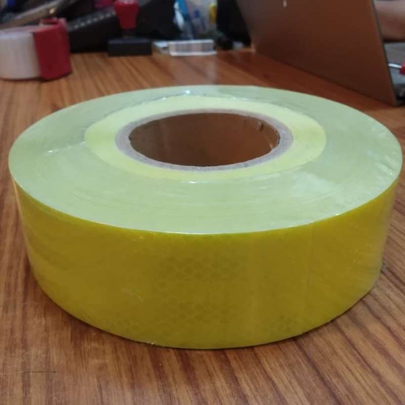 Promo Sticker Stiker Rambu Nyala Yellow Green Kuning Hijau 2 X 45 M ...